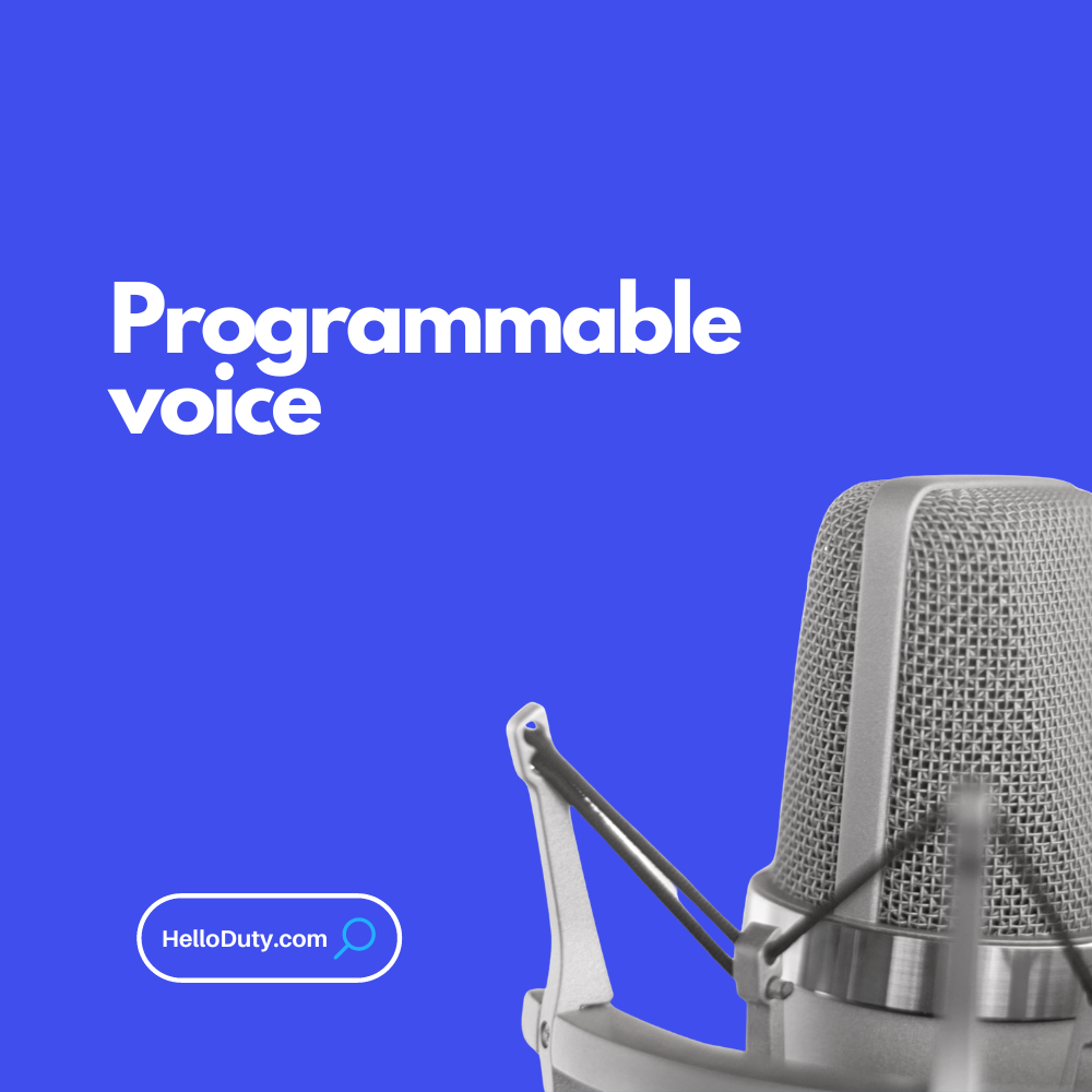 HelloDuty - What is programmable voice ; Benefits of programmable for your Kenyan Business